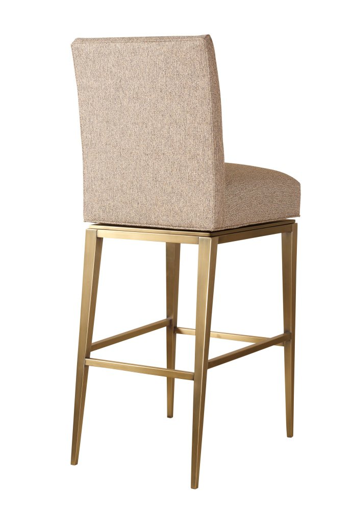 Richfield - Antique Bronze Bar Height Stool - Designmaster Furniture